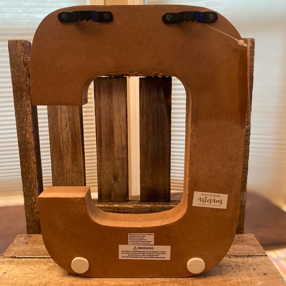 American Atelier | Accents | Teal Wood Letter C Wall Decor Monogram ...